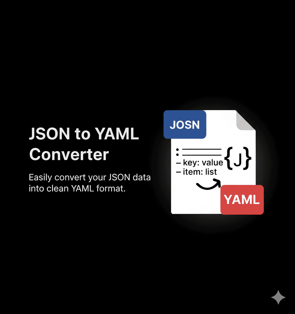 JSON to YAML Converter Online - Free, Fast & Secure | AllFileTools