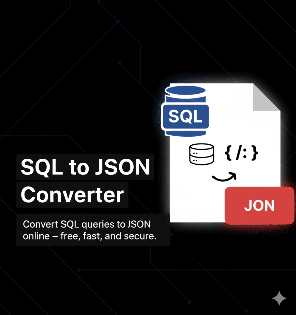SQL to JSON Converter Online - Free, Fast & Secure | AllFileTools